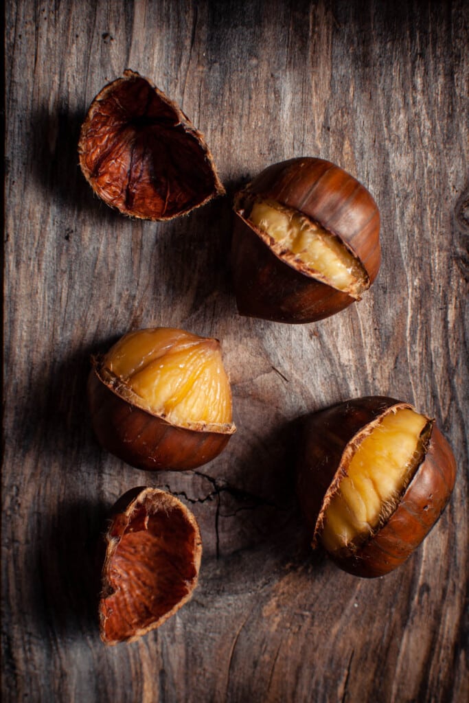 Oven Roasted Chestnuts - Italian style